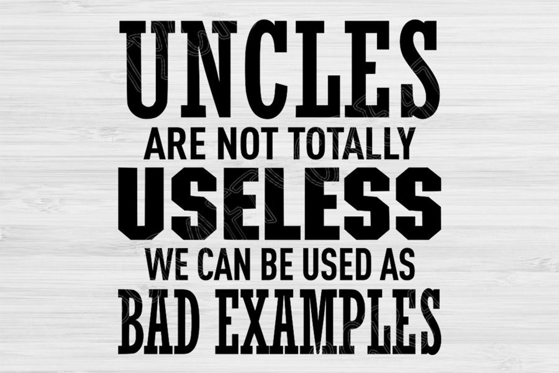 Funny Uncle Svg Files for Cricut Uncle Shirt Svg Cut File | Etsy