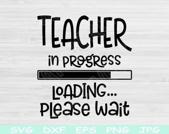 Teacher in Progress Png - Etsy