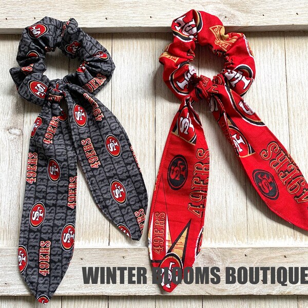 49ers Hair Bow - Etsy