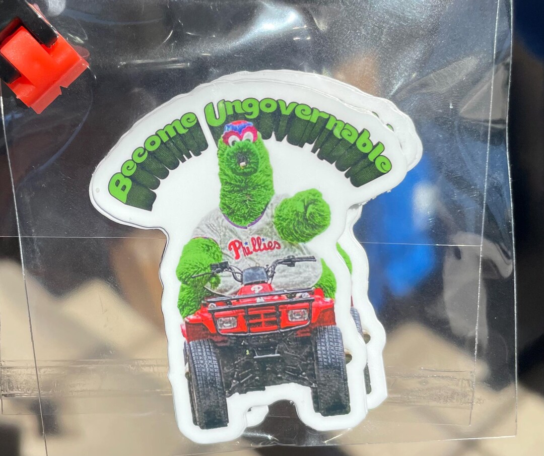 Become Ungovernable Phanatic on Quad Sticker | Silly Philly Baseball ...