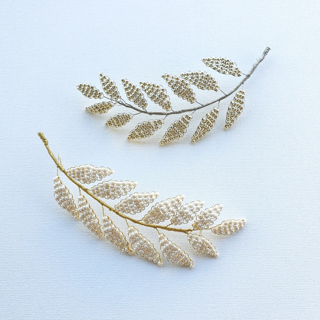 ANNA Hair Vine / Bridal Headpiece / Hand Crafted Wedding Accessories ...