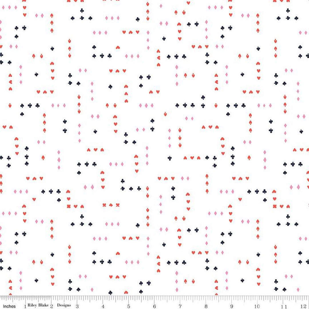 Down the Rabbit Hole Cards White / Pink / Navy by Jill Howarth for ...