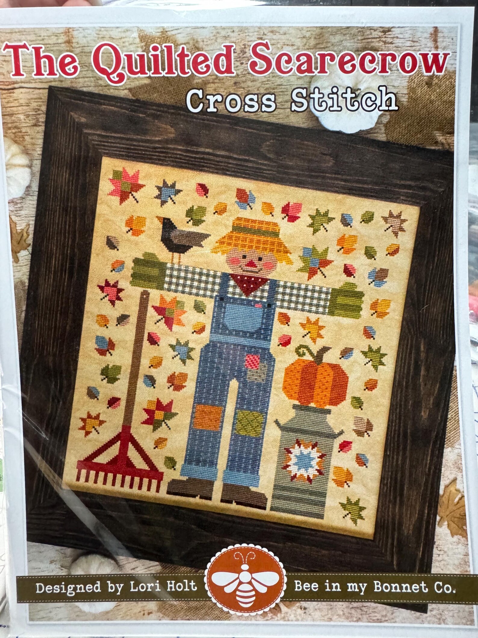 The Quilted Scarecrow Cross Stitch Kit - Etsy