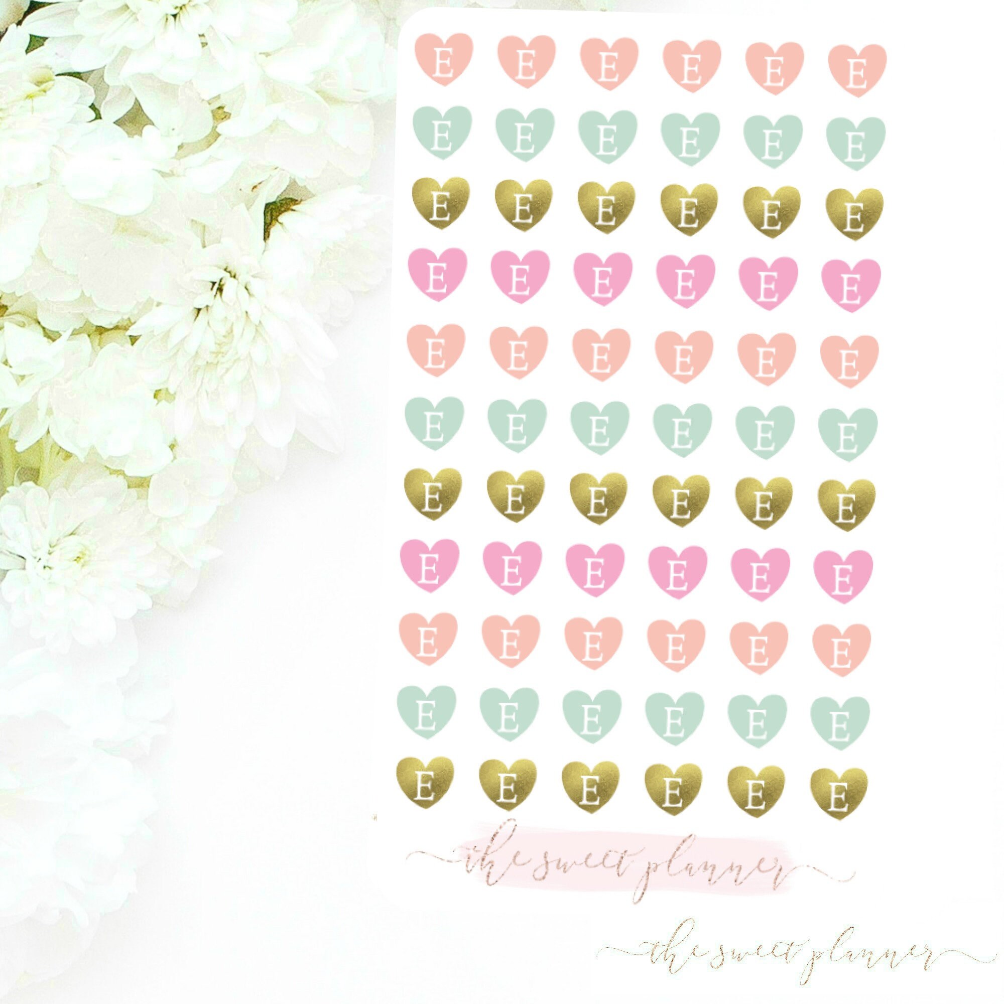 ETSY ICONS | Deco Sticker Sheet | Planner Stickers - Etsy