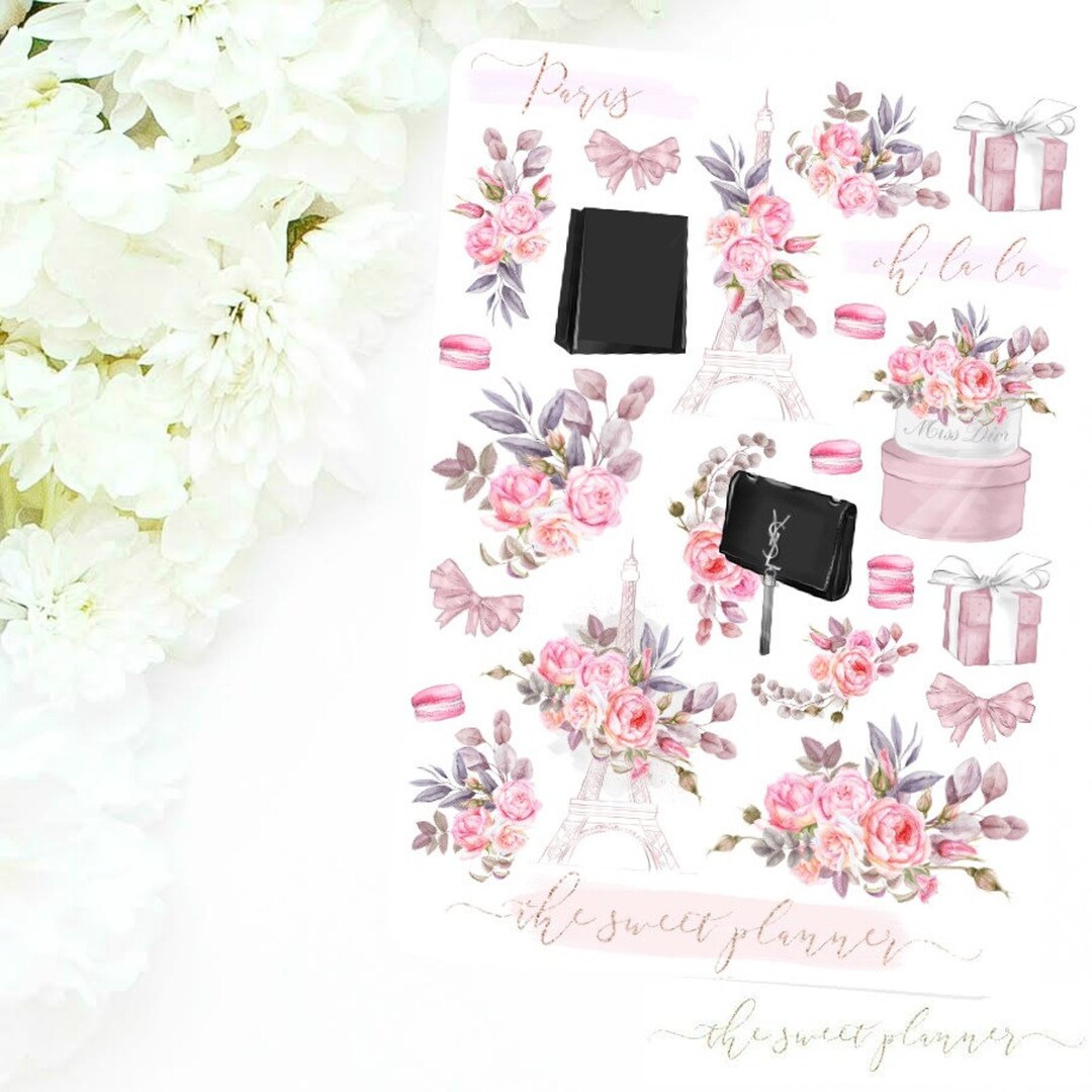 PARIS | Deco Sticker Sheet - Etsy