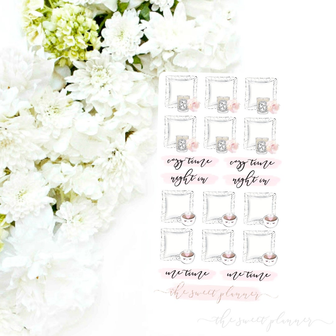COZY TIME | Deco Sticker Sheet - Etsy