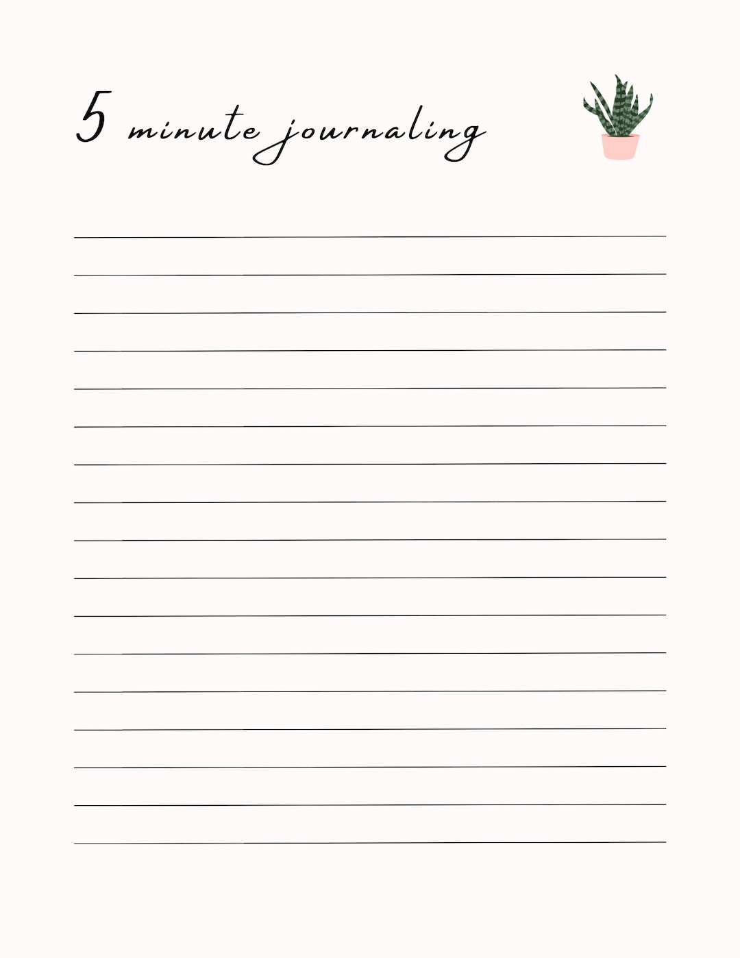 Journal, Journaling, 5 Minute Journal, 5 Minute Gratitude Journal ...