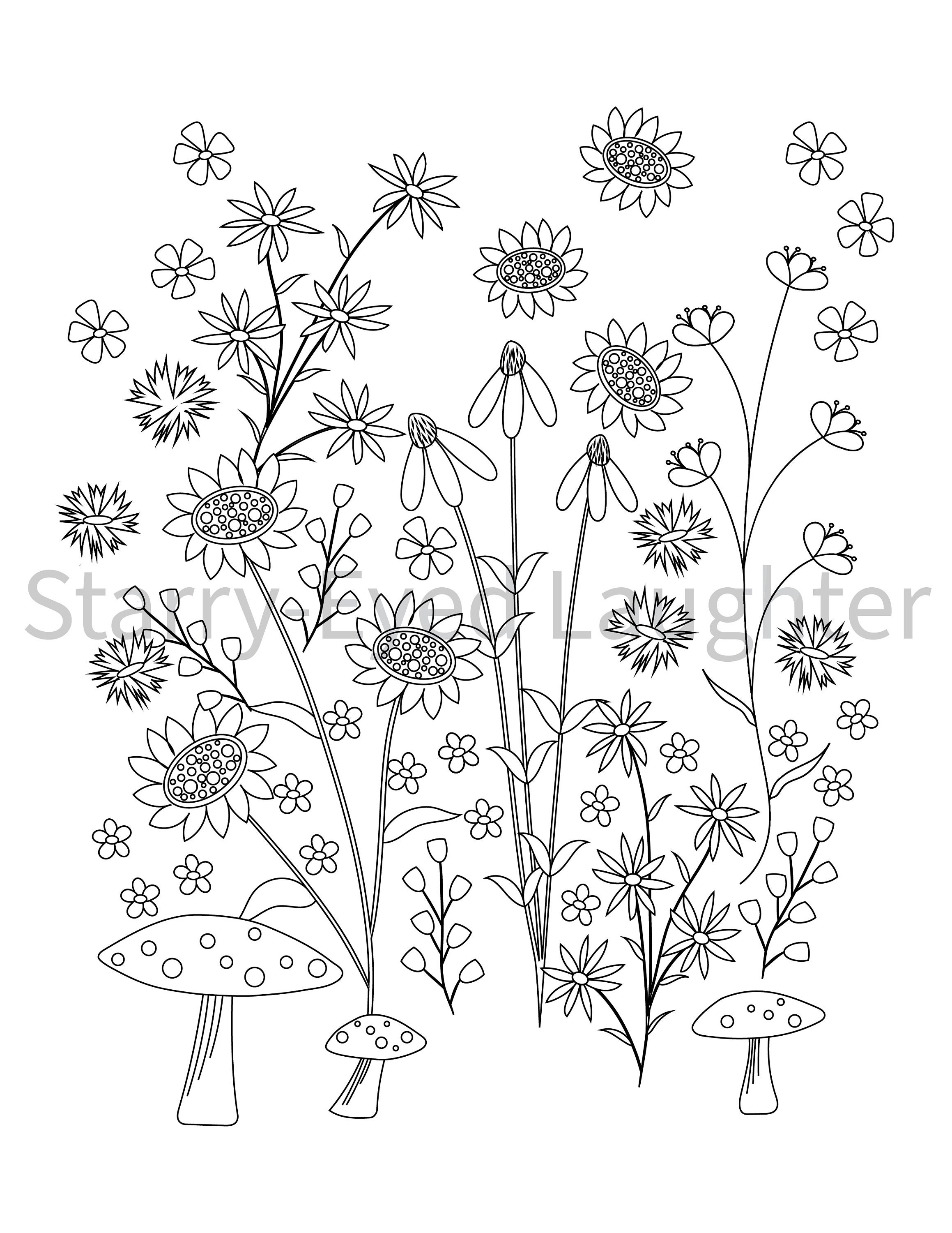 Boho Flower Coloring Pages Coloring Pages
