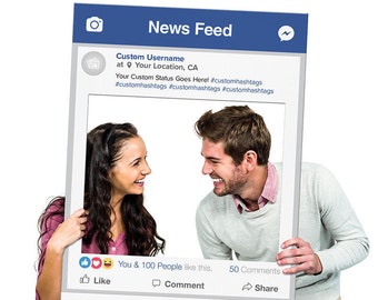 Social Media Cutout | Etsy