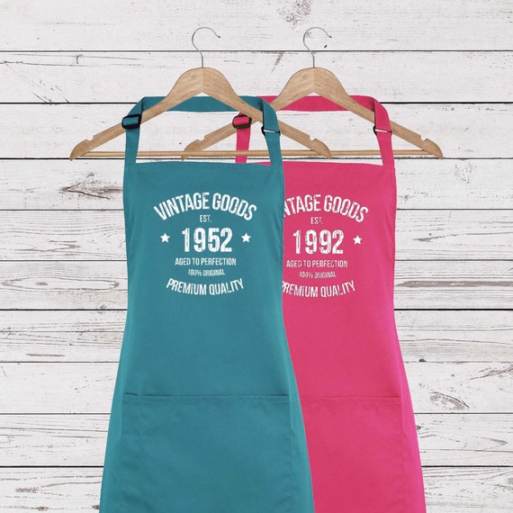 Birthday Apron Vintage 30th 40th 50th 60th Birthday Apron for - Etsy