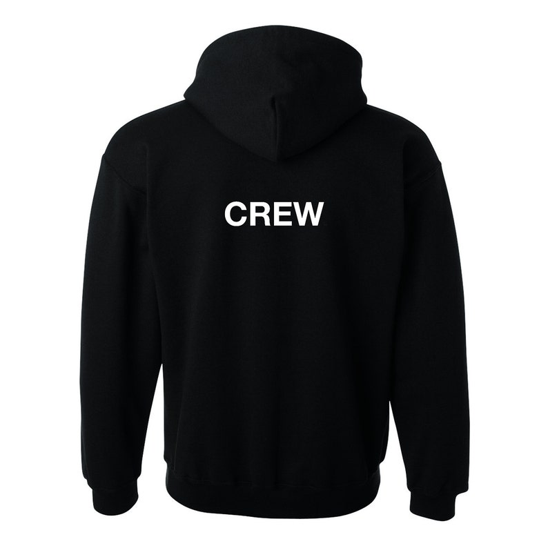 Crew Hoodie, Stagecrew, Event Crew, Sailing Crew, Workwear, Staff ...