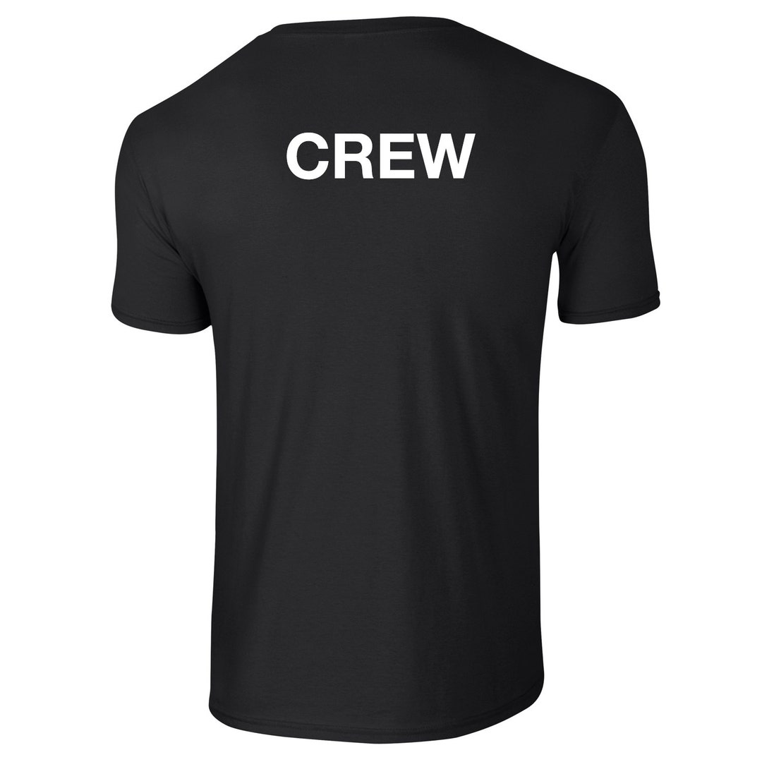 CREW T-shirt. Stage Crew, Rowing, Sailing Crew, Event Crew, Theatre ...
