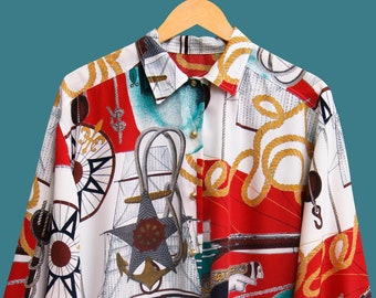 90s pattern shirts | Etsy