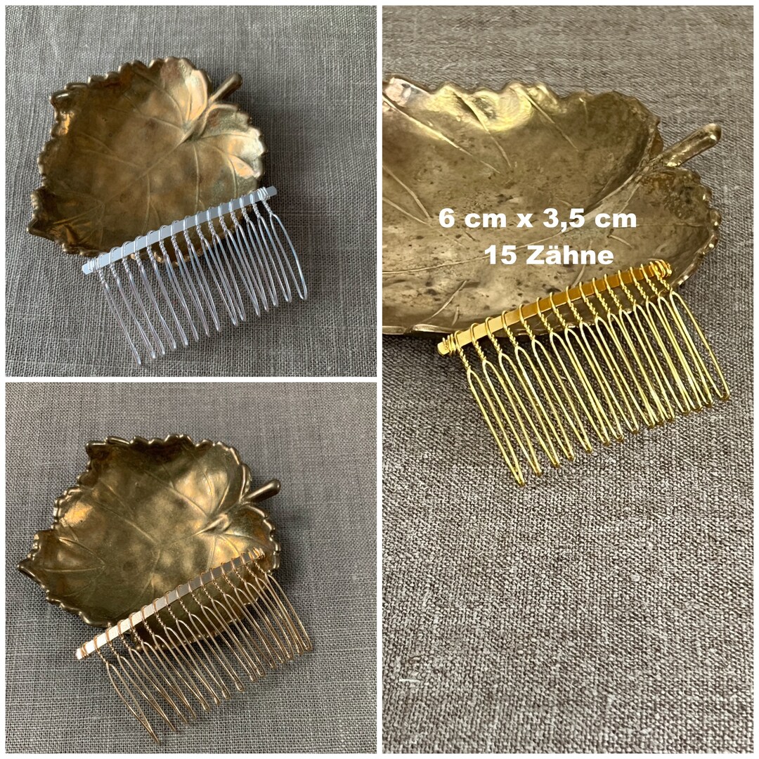 Metal Hair Comb Hair Accessory Bridal Jewelry Tiara Veil Hat Making ...