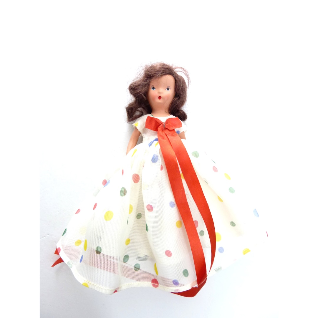Vintage Composition Princess Anna Doll Orange Hair Green Dress - Etsy