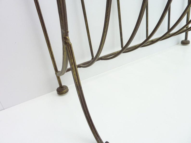 Vintage Magazine Holder Rack 80s Decor - Etsy