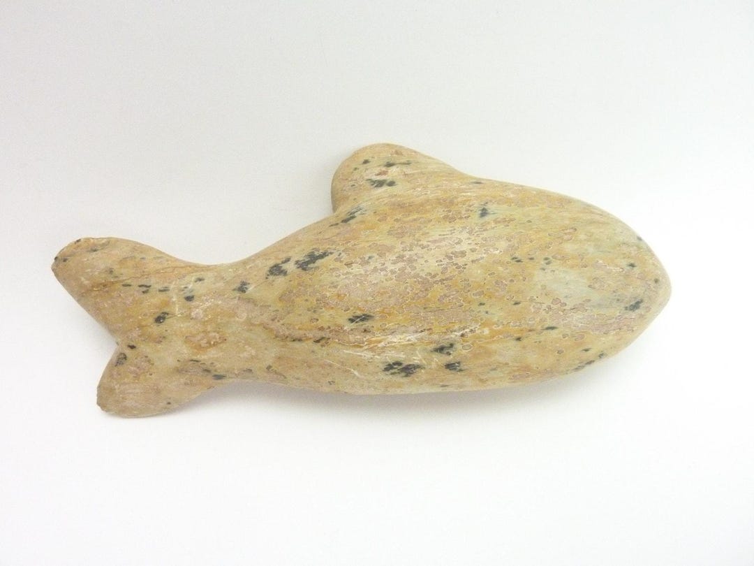 Vintage Stone Fish Killer Whale Home Decor - Etsy