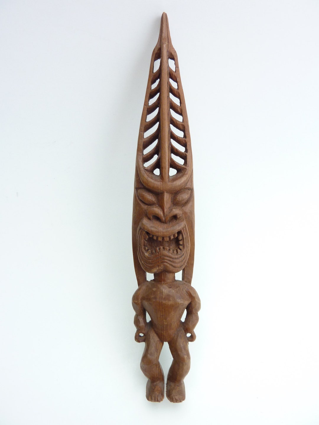 Vintage Akua Kai Wood Tiki Sculpture - Etsy