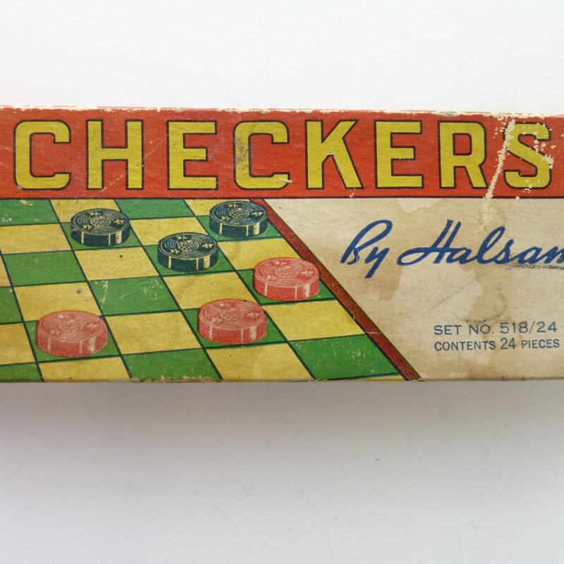 Red Checkers - Etsy