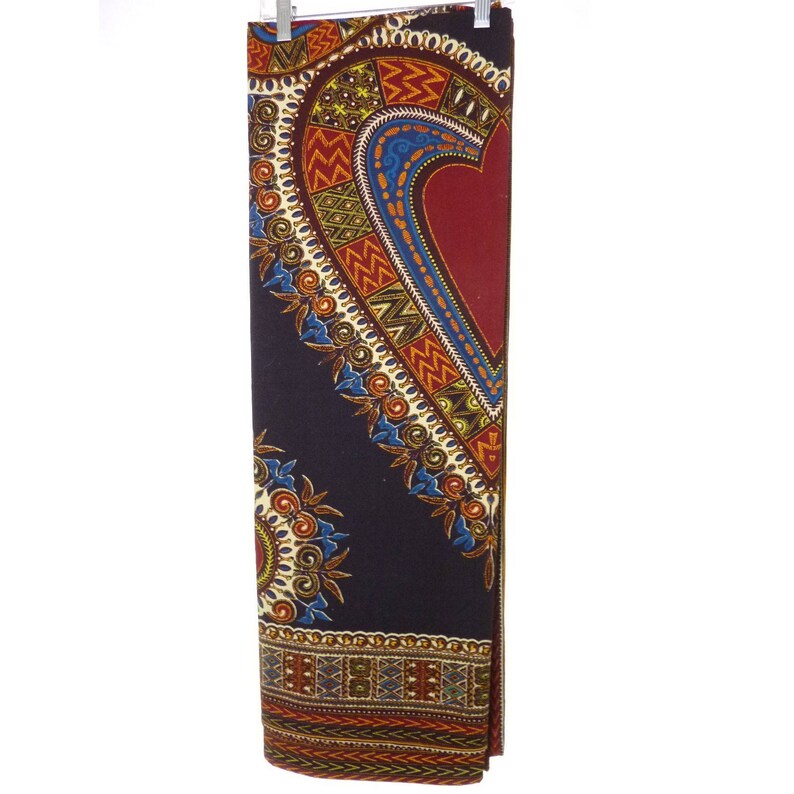 Black African Print Cloth Dutch Veritable Java Hollandais - Etsy