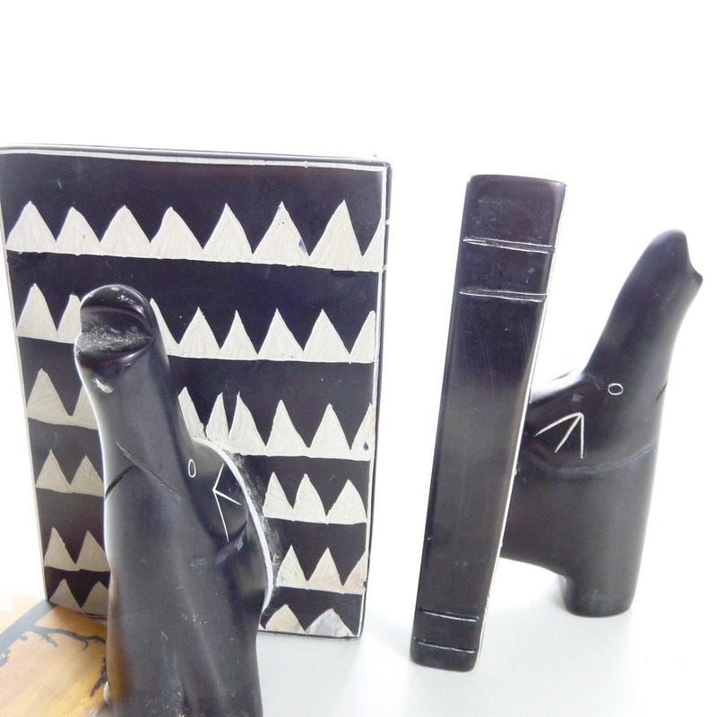 Elephant Bookends Stone - Etsy