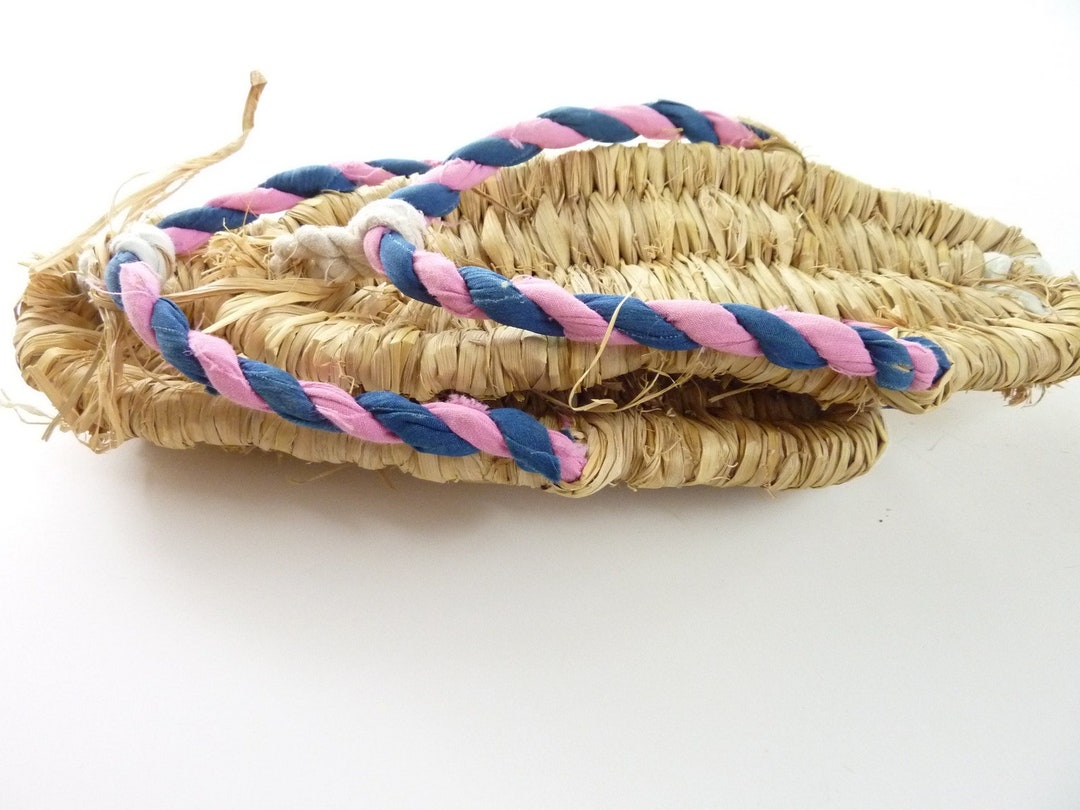 Vintage Traditional Zori Festival Japanese Sandals Straw Slip on Shoes ...