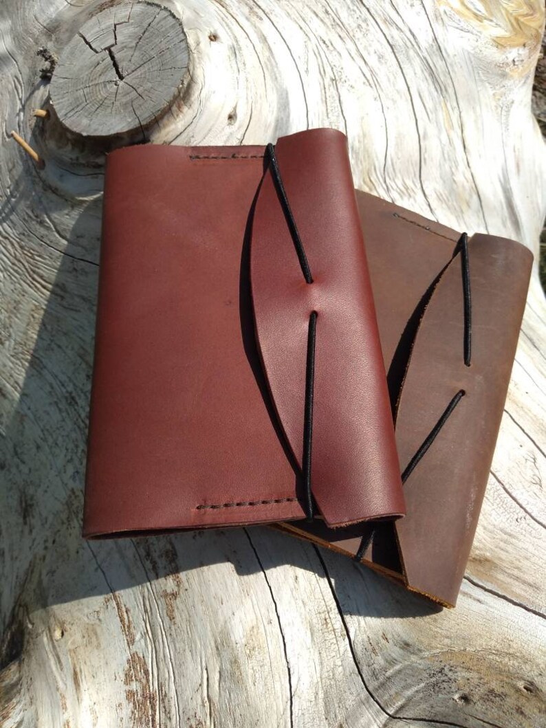 Pocket Size Leather Refillable Notebook Cover | Etsy