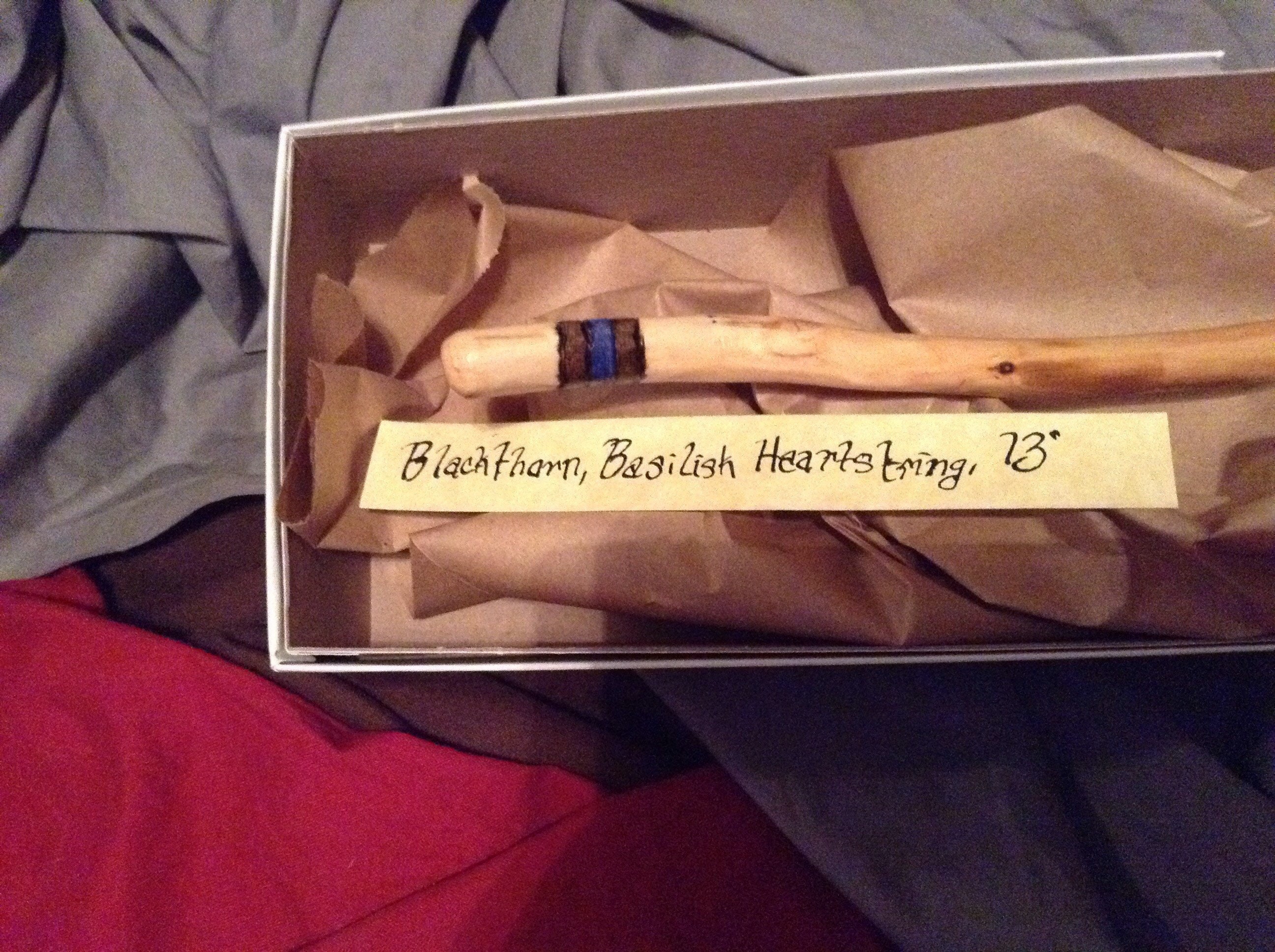 Blackthorn Basilisk Heartstring Magic Wand #333