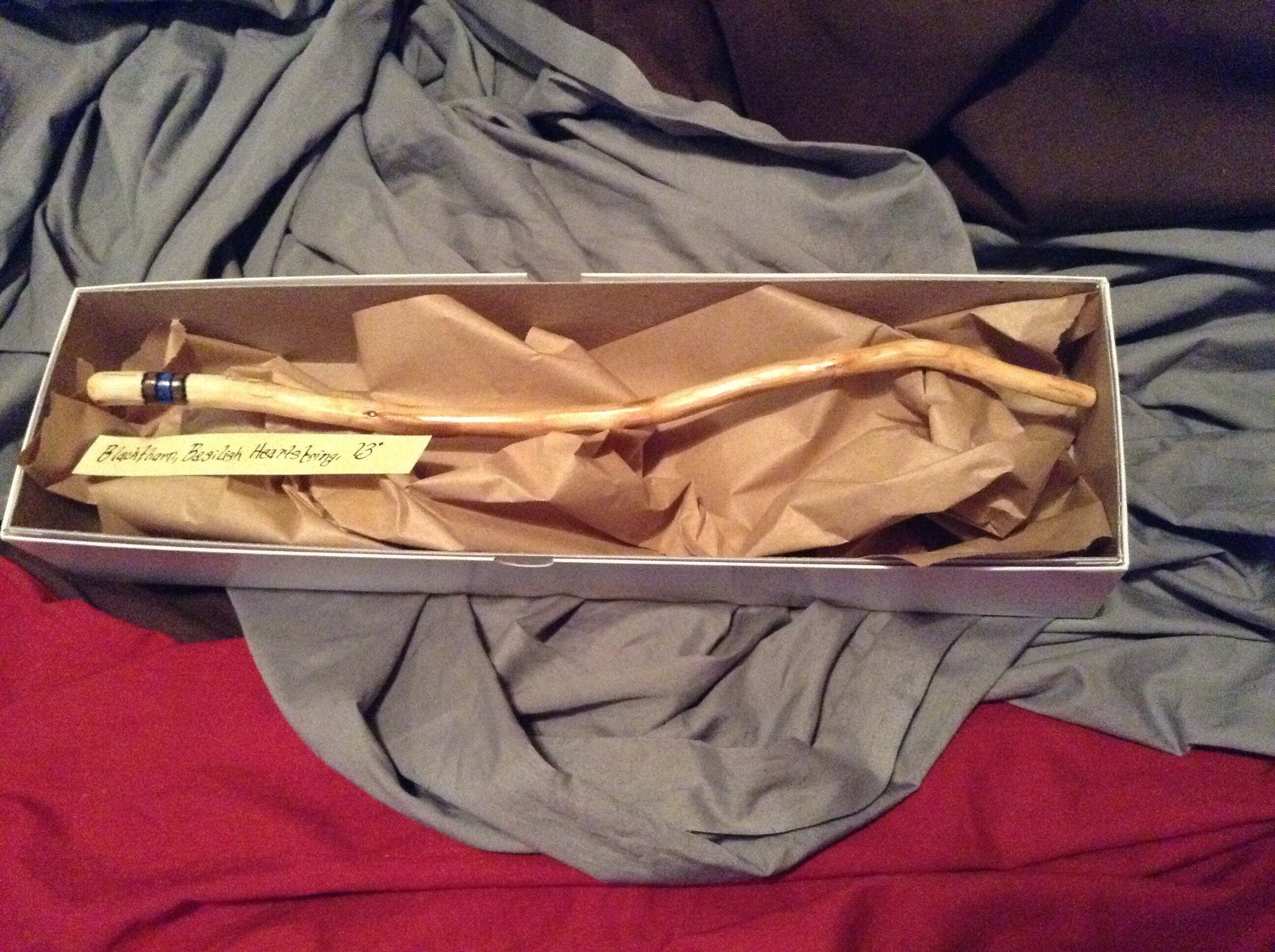 Blackthorn Basilisk Heartstring Magic Wand #333