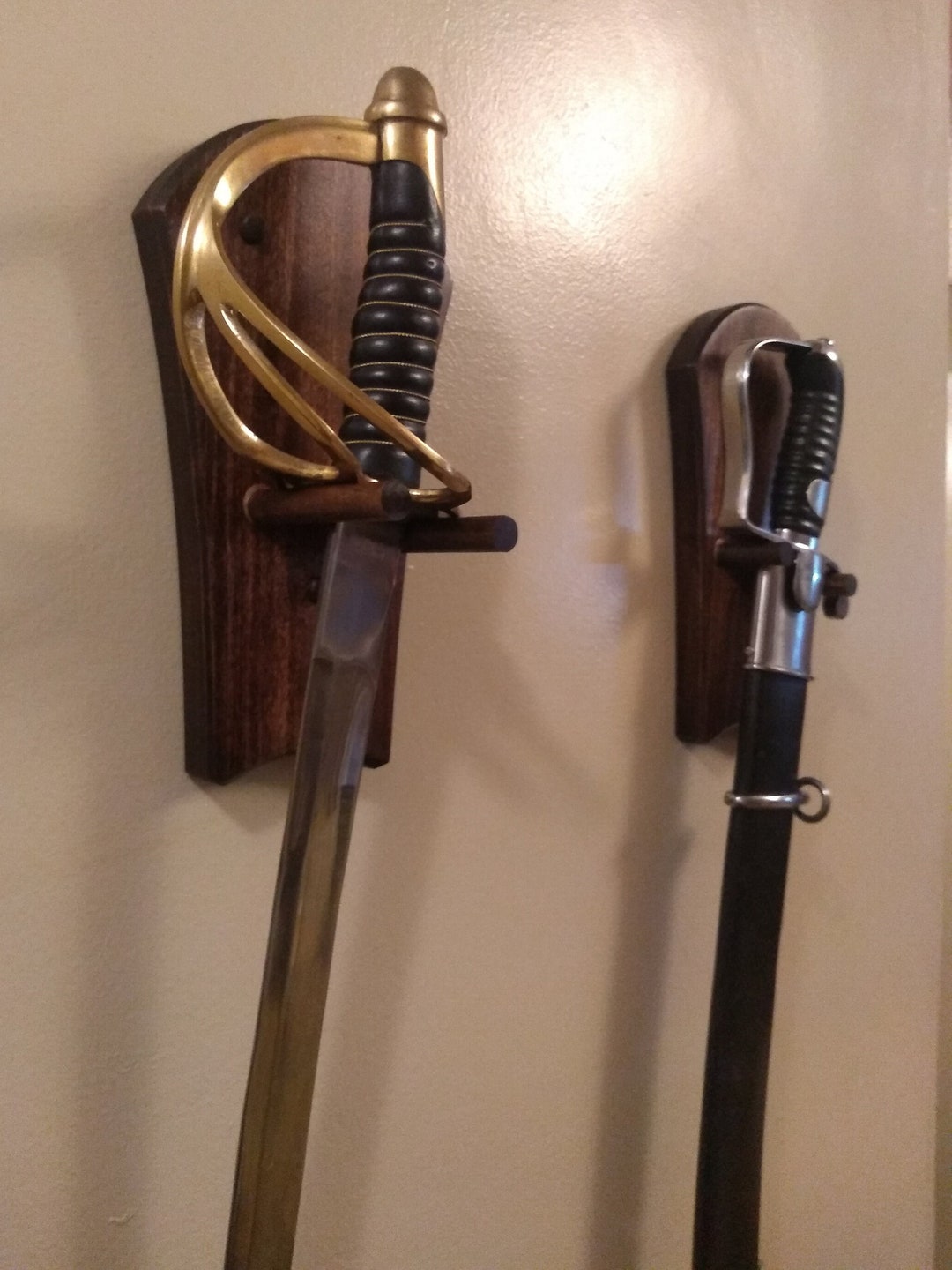Straight and Curved Saber Vertical Sword Display - Etsy