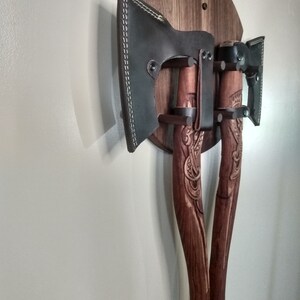 Pair of Axes Wall Display - Etsy