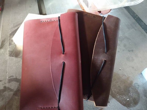 Pocket Size Leather Refillable Notebook Cover | Etsy