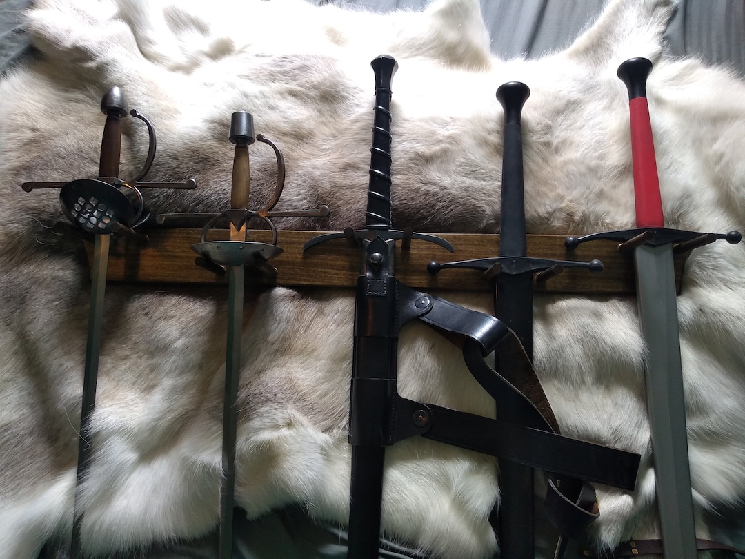 Full Size Vertical Sword Rack 36 Inches - Etsy