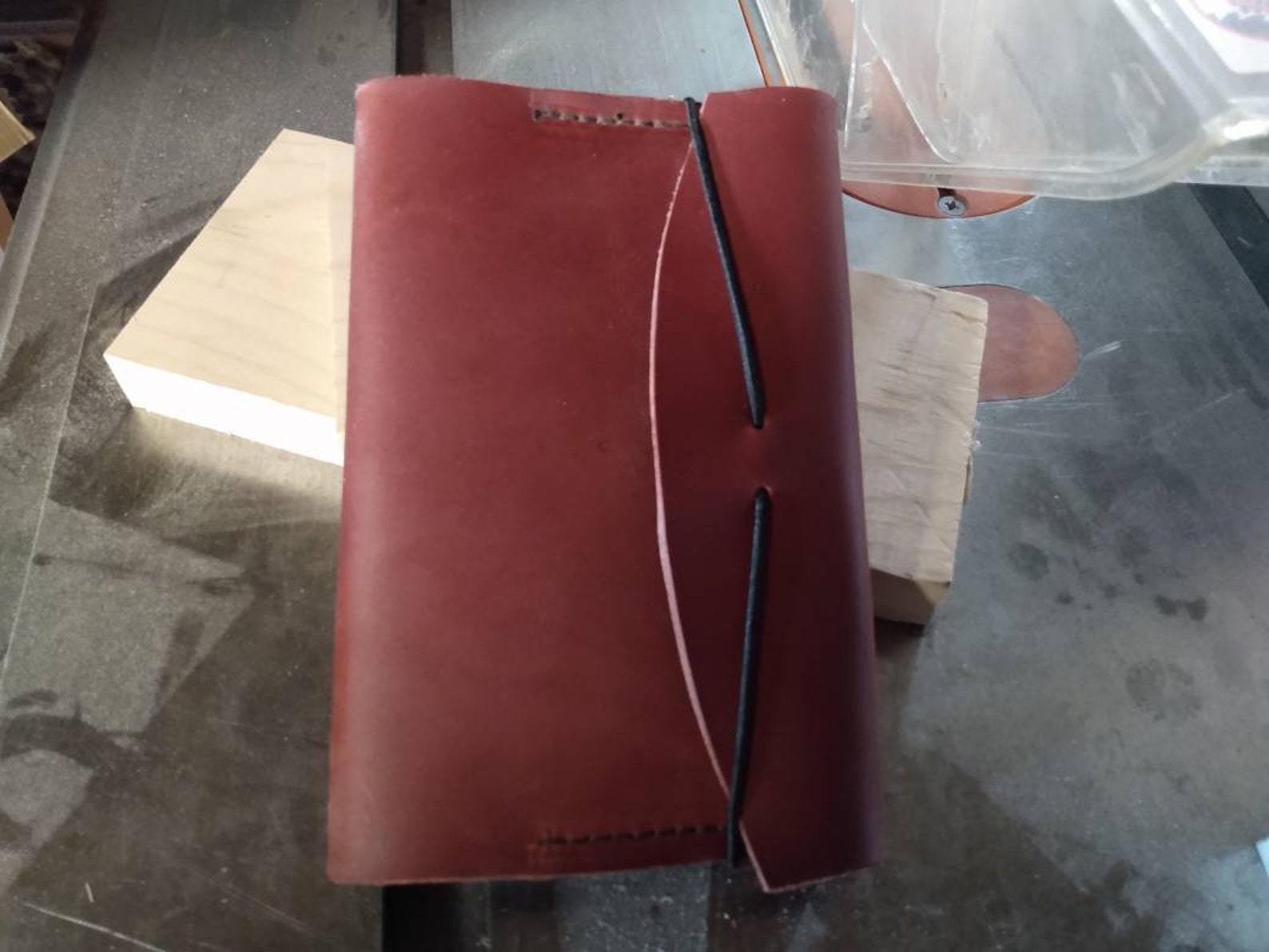 Pocket Size Leather Refillable Notebook Cover | Etsy