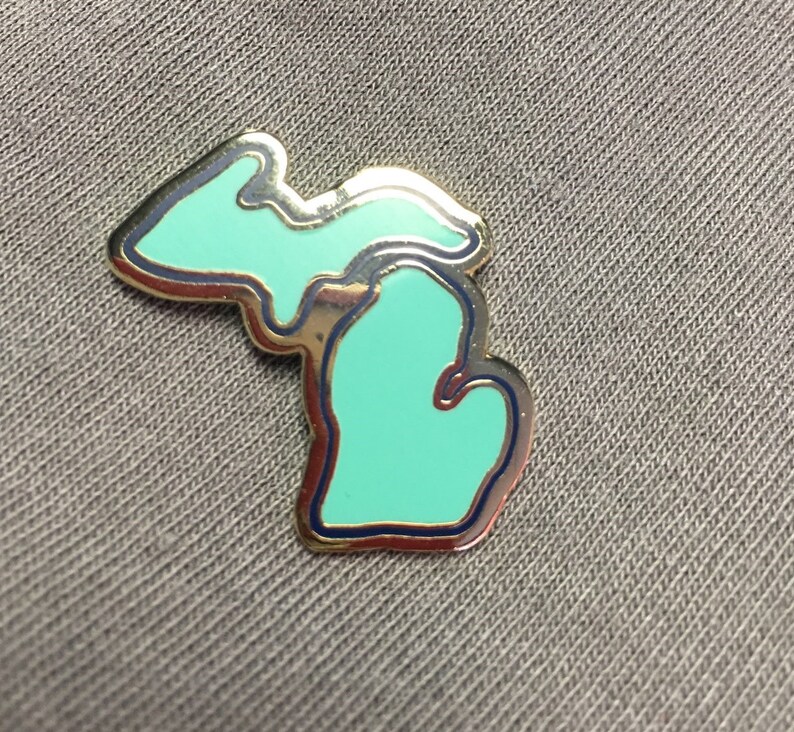 Mitten Pins Michigan Lapel Pin - Etsy