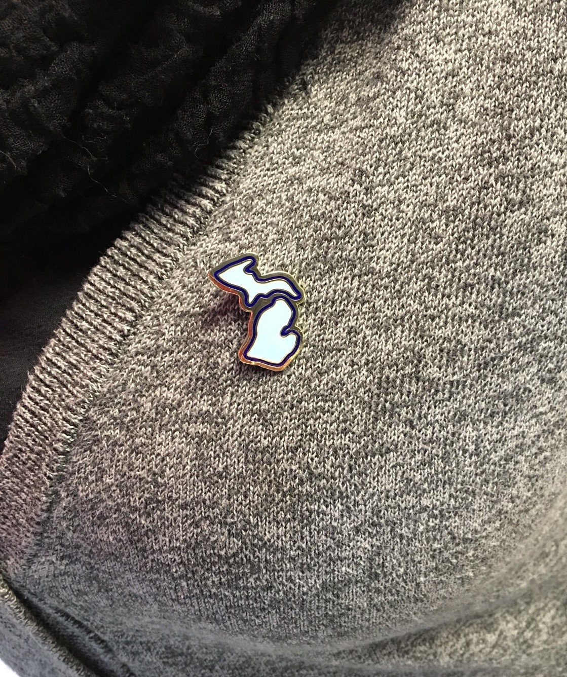 Mitten Pins Michigan Lapel Pin | Etsy