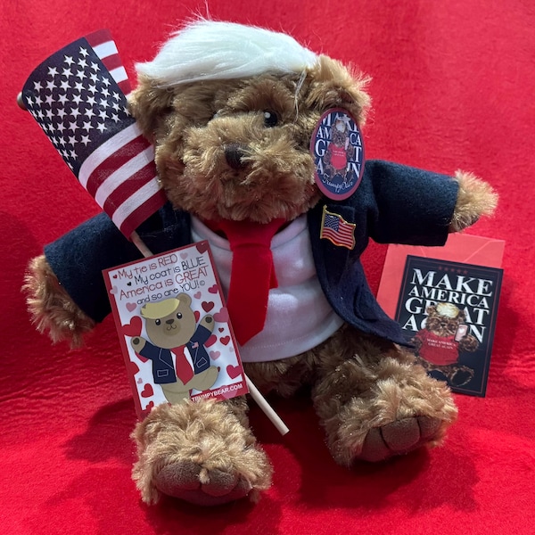 Trump Teddy Bear 2024 - Etsy
