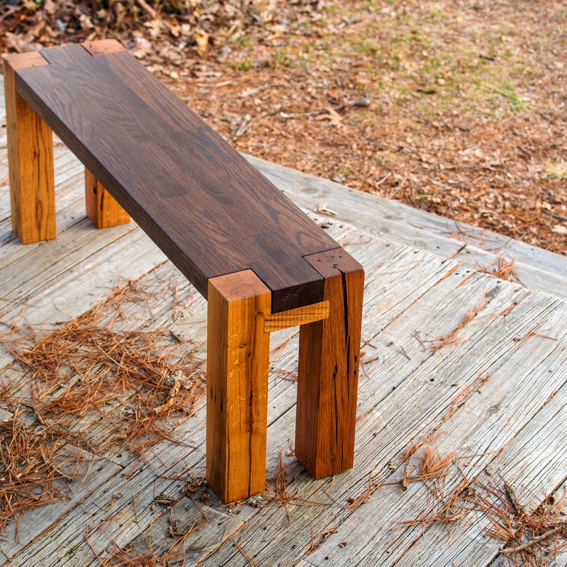 Rustic Wood Bench - Etsy