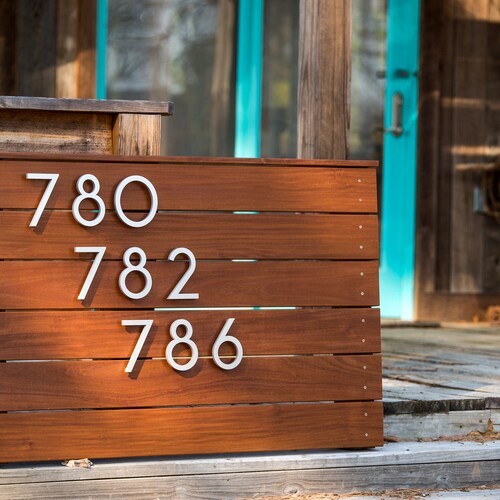 House Number Sign Business Restaurant Sign | Etsy