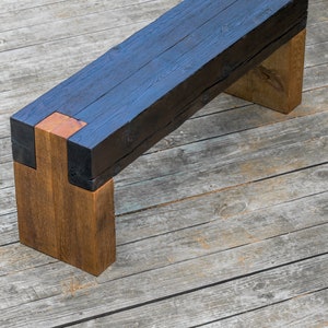 Wood Bench, Shou Sugi Ban - Etsy