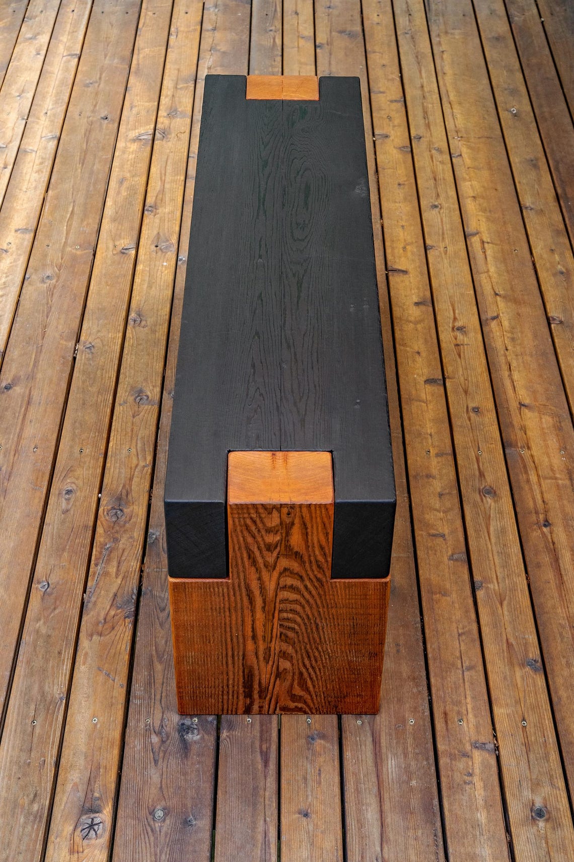 Wood Bench, Shou Sugi Ban - Etsy