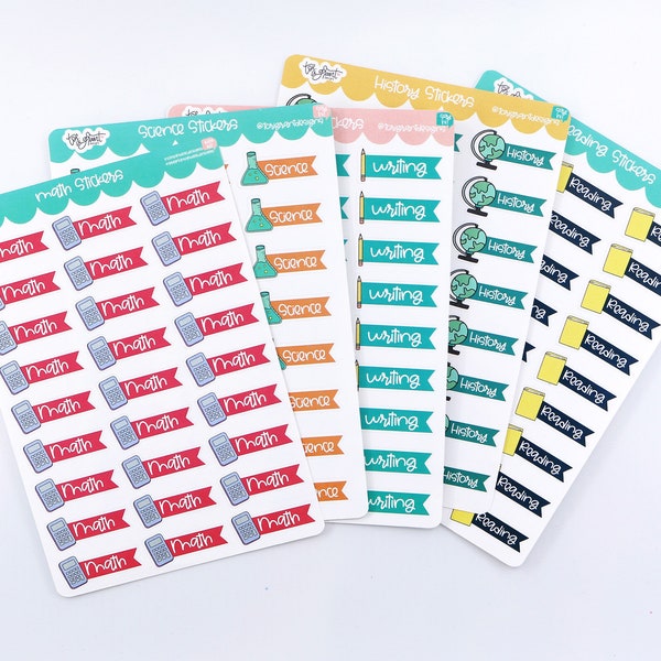 School Subject - Etsy