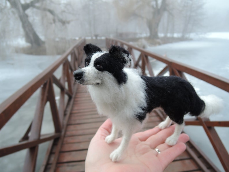 Needle Felted Dog Border Collie Collie Sheepdog Dog - Etsy