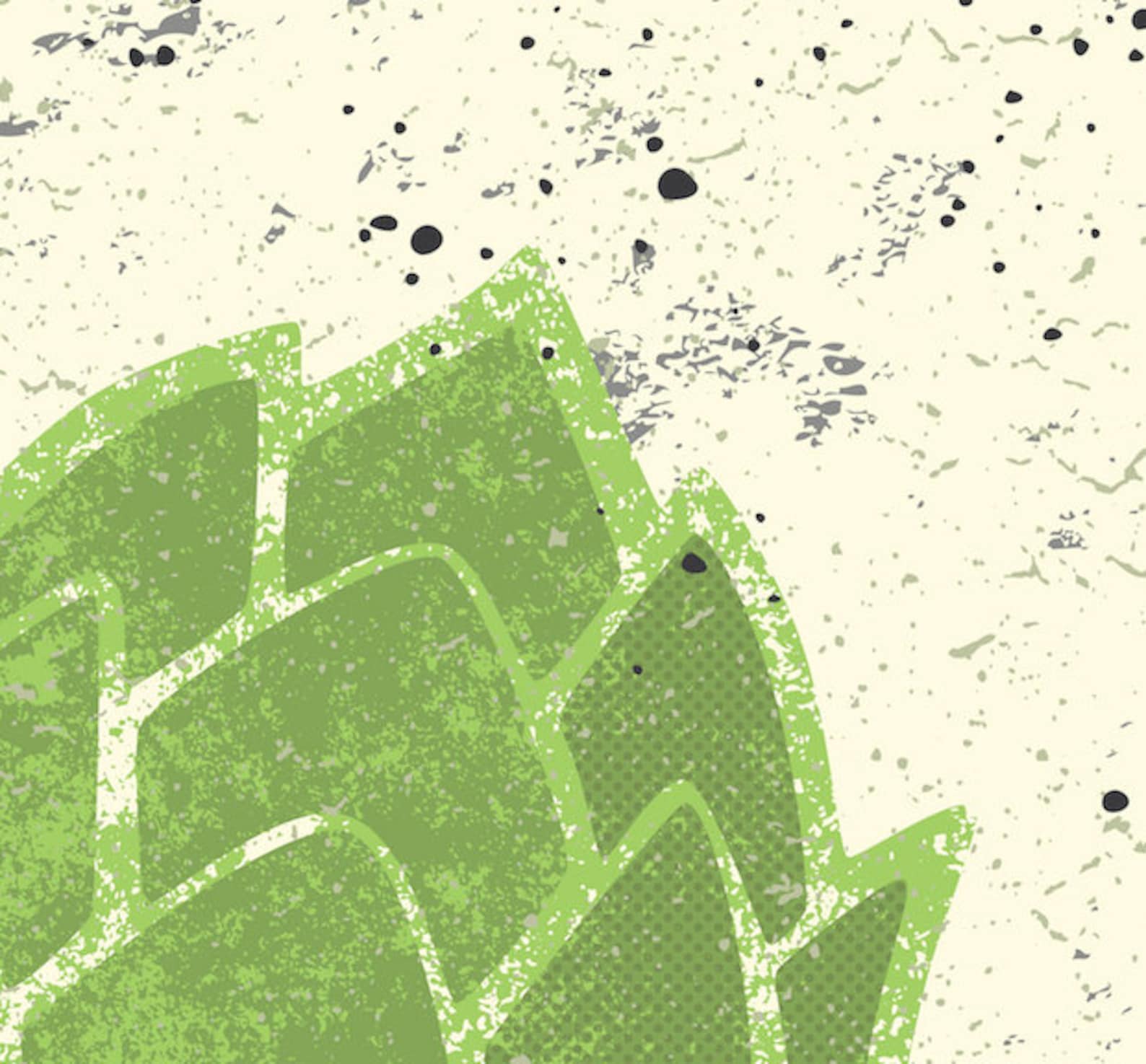 Beer Art, Beer Print, Brewery Art, "hop" - Etsy