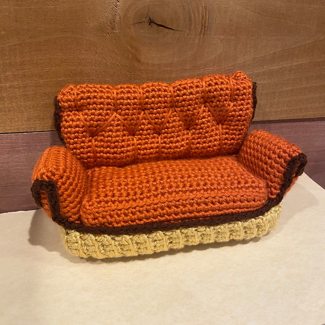 Couch Inspired by Friends Tv Show Crochet Amigurumi - Etsy