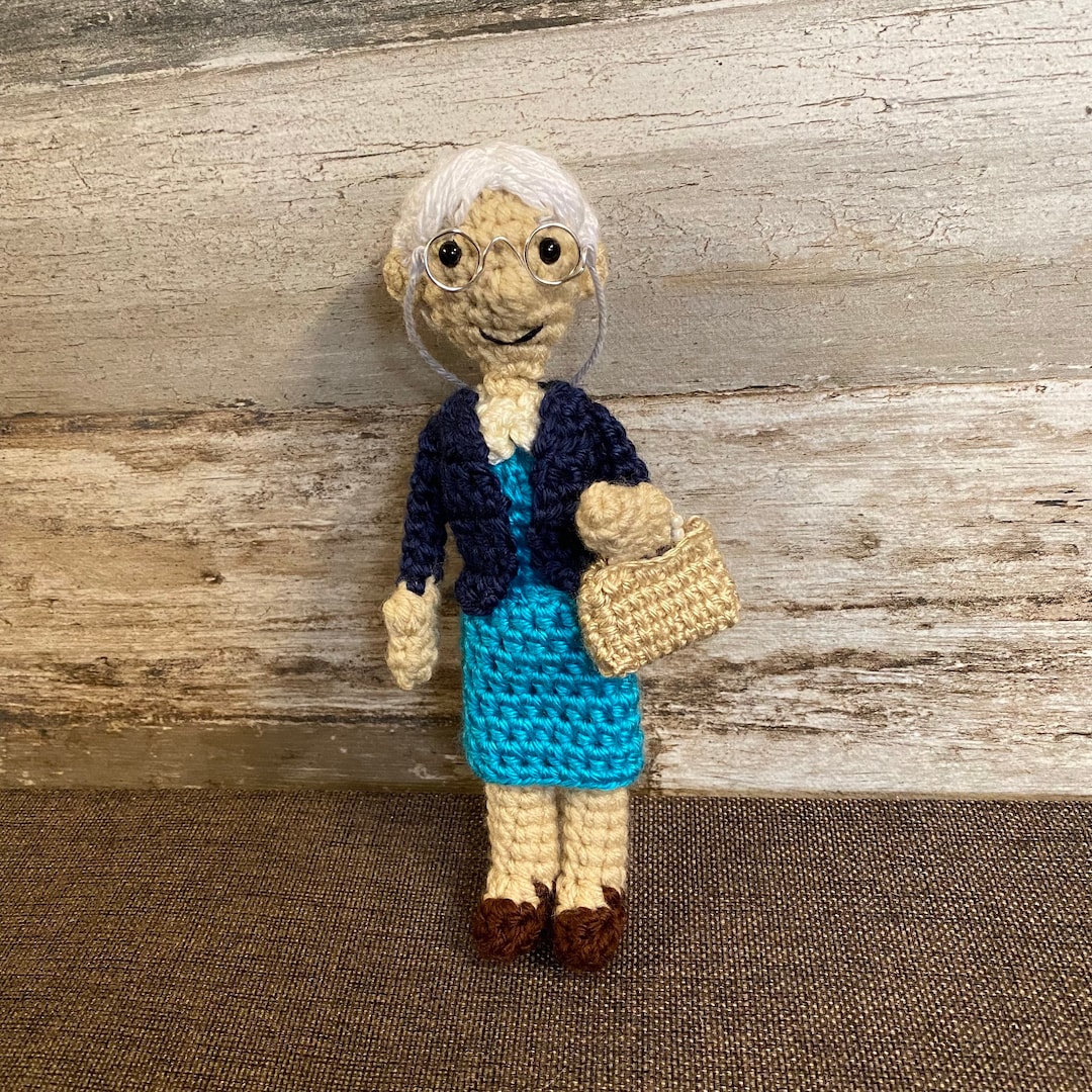 Sophia Inspired by Golden Girls Tv Show Crochet Amigurumi - Etsy