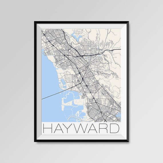 Hayward California Map