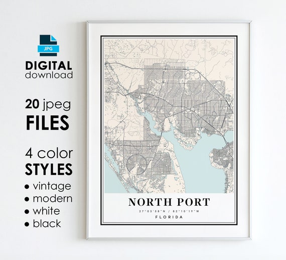 Map Of North Port Florida