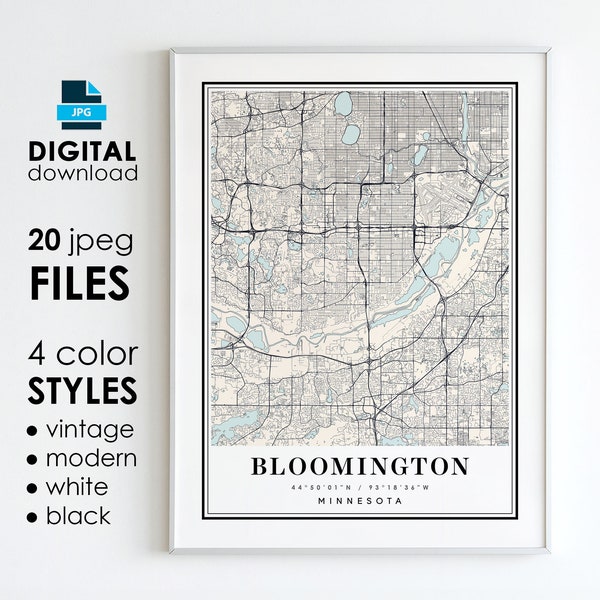 Bloomington Poster - Etsy