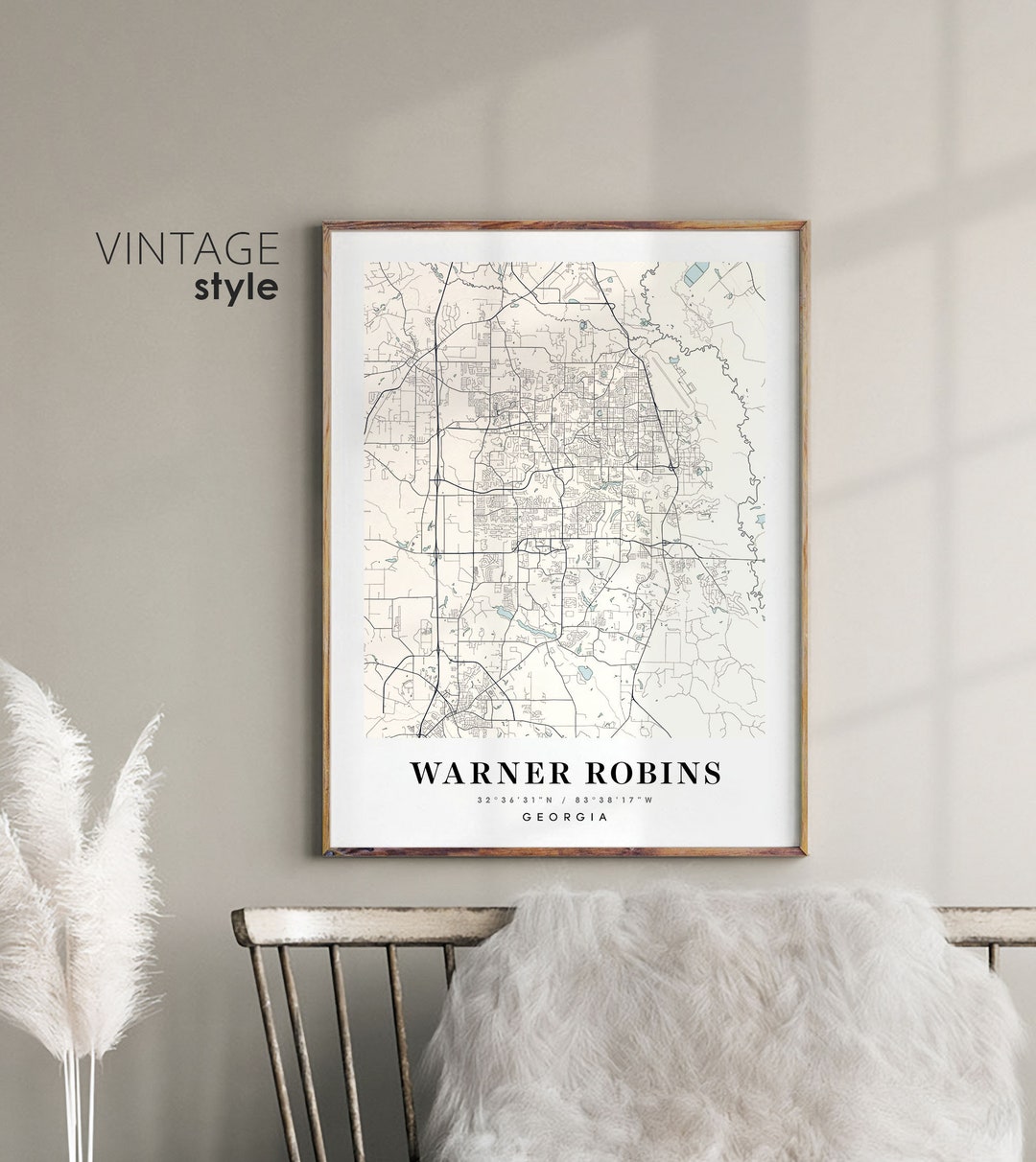 Warner Robins Georgia GA Map, Warner Robins City Map, Warner Robins ...